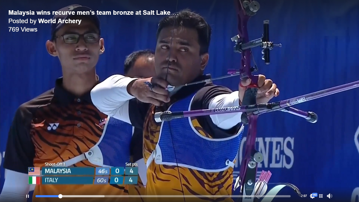 MALAYSIA RECURVE ARCHERS GRAB BRONZE IN WORLD CUP (WITH VIDEO) | archery.my