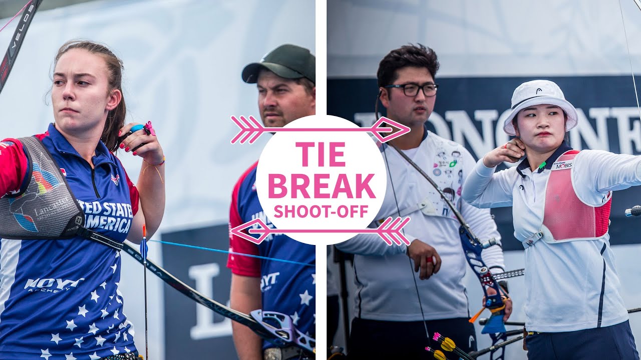 USA TAKES KOREAN FAVOURITES TO RECURVE MIXED TEAM SHOOT-OFF | archery.my